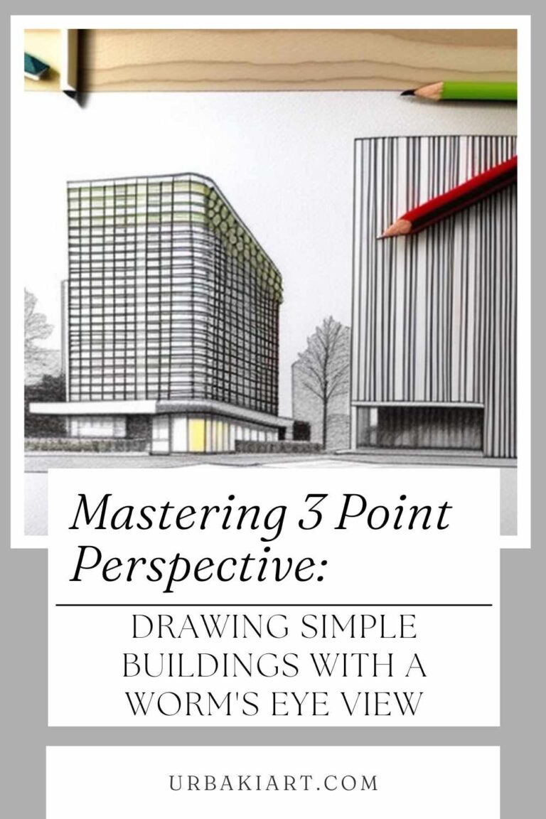 Step-by-Step Guide: Drawing Simple Buildings with a Worm's Eye View