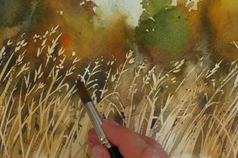 5 Techniques for Painting Realistic Grasses in Watercolor – Urbaki Art