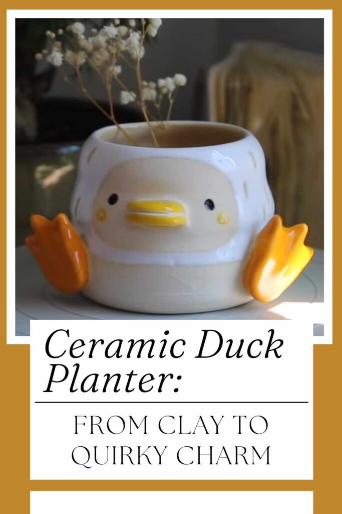 Ceramic Duck Planter: From Clay to Quirky Charm – Urbaki Art