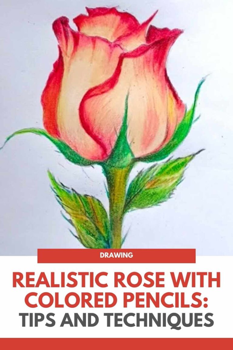 Drawing a Realistic Rose with Colored Pencils: Tips and Techniques ...