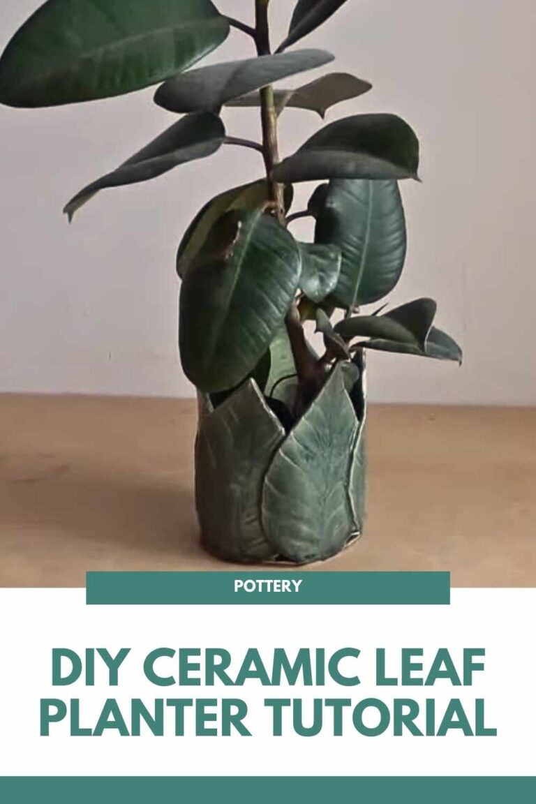 DIY Ceramic Leaf Planter Tutorial – Urbaki Art
