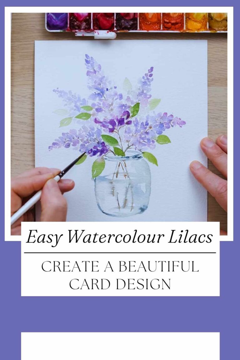 Easy Watercolour Lilacs: Create a Beautiful Card Design