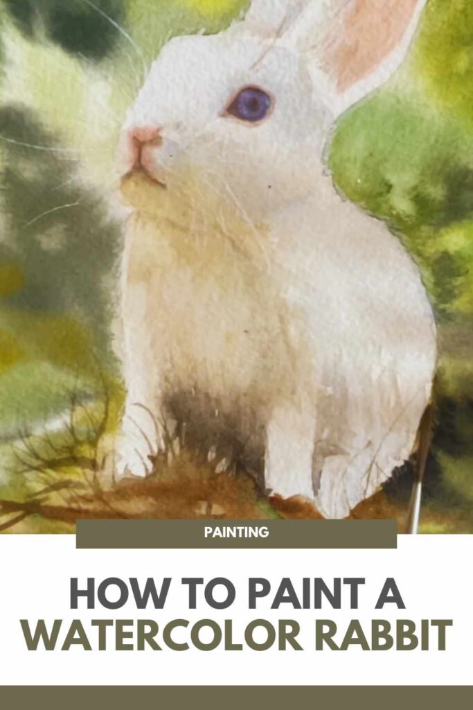 How to Paint a Watercolor Rabbit