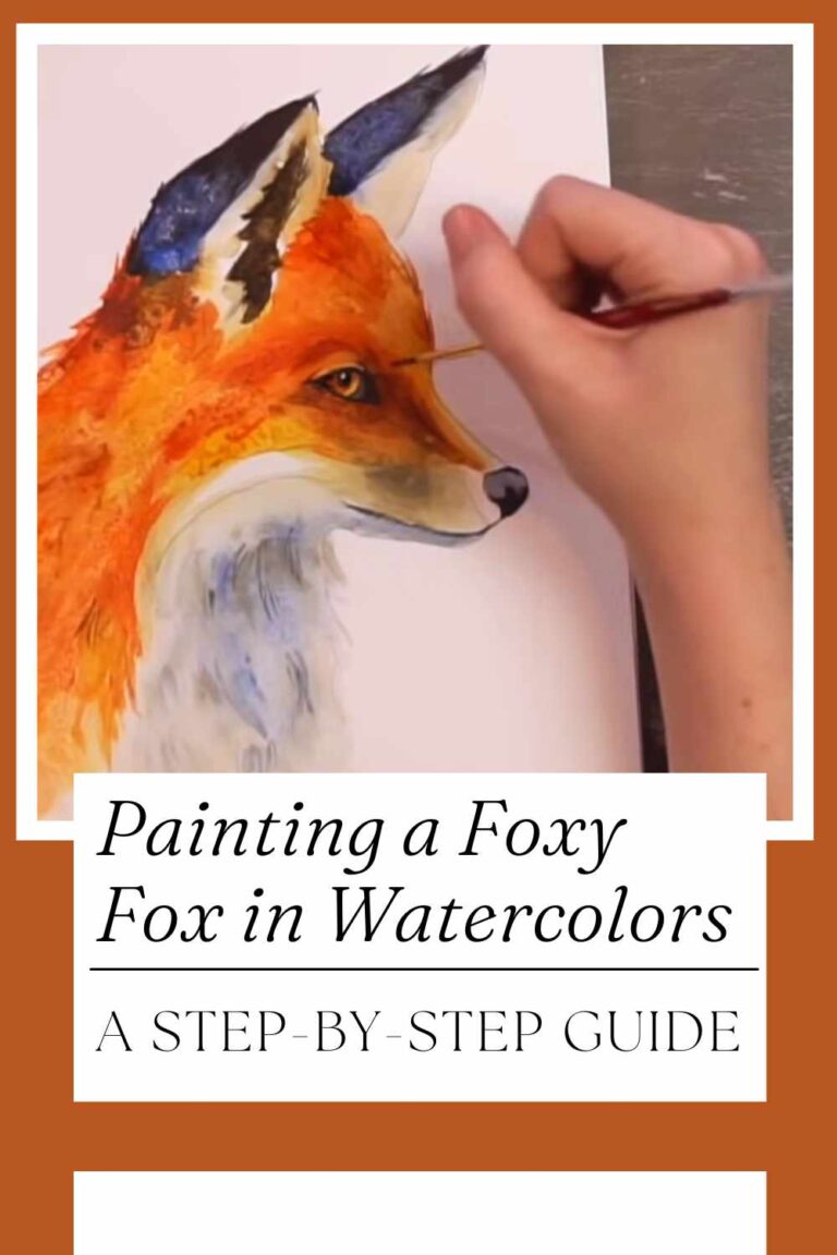 Painting a Foxy Fox in Watercolors: A Step-by-Step Guide – Urbaki Art