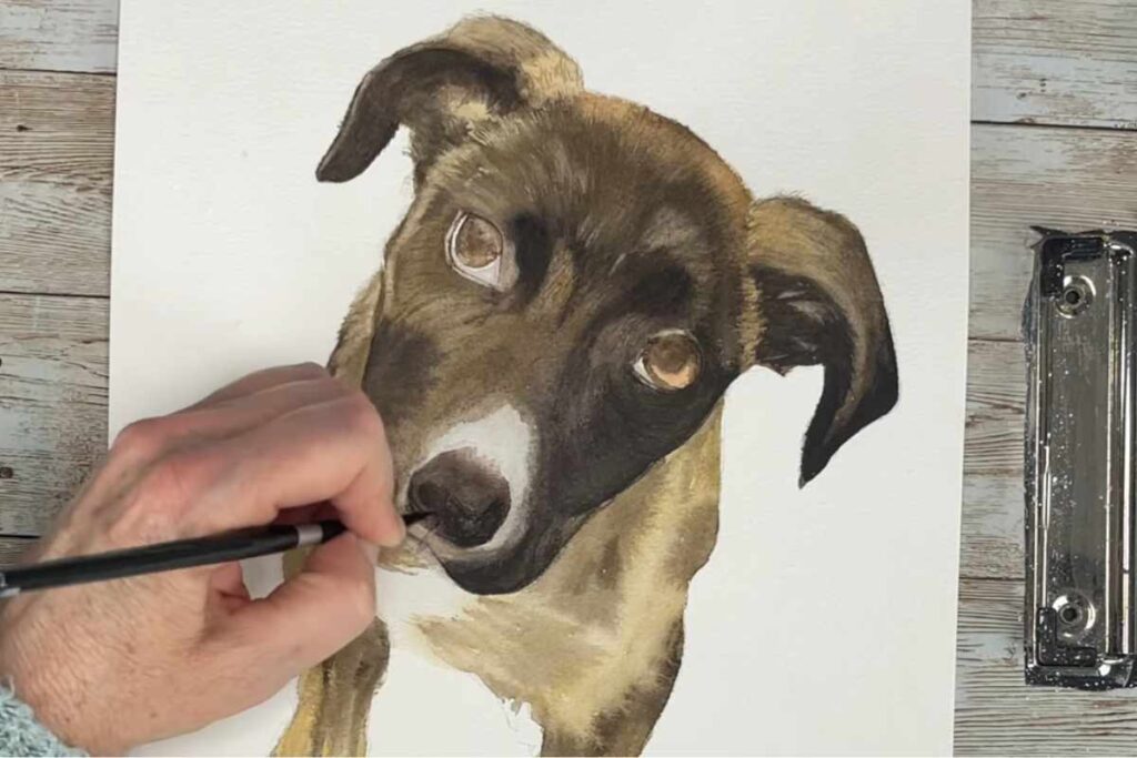 Watercolor Dog Portraits in Five Easy Steps – Urbaki Art