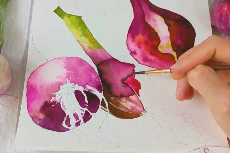Create Stunning Spring Onions: Easy Watercolor Painting Tutorial ...
