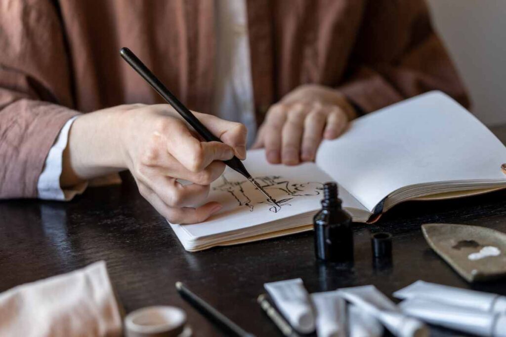 Ink Drawing: Line and Wash Techniques – Urbaki Art