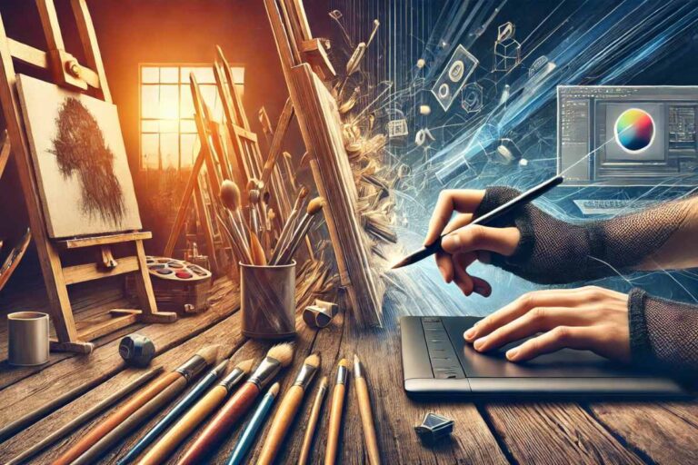 Are Traditional Techniques Relevant in Digital Art? – Urbaki Art