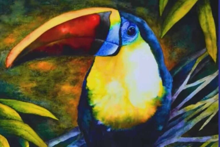 Capturing the Vibrant Beauty of a Toucan: A Watercolor Tutorial