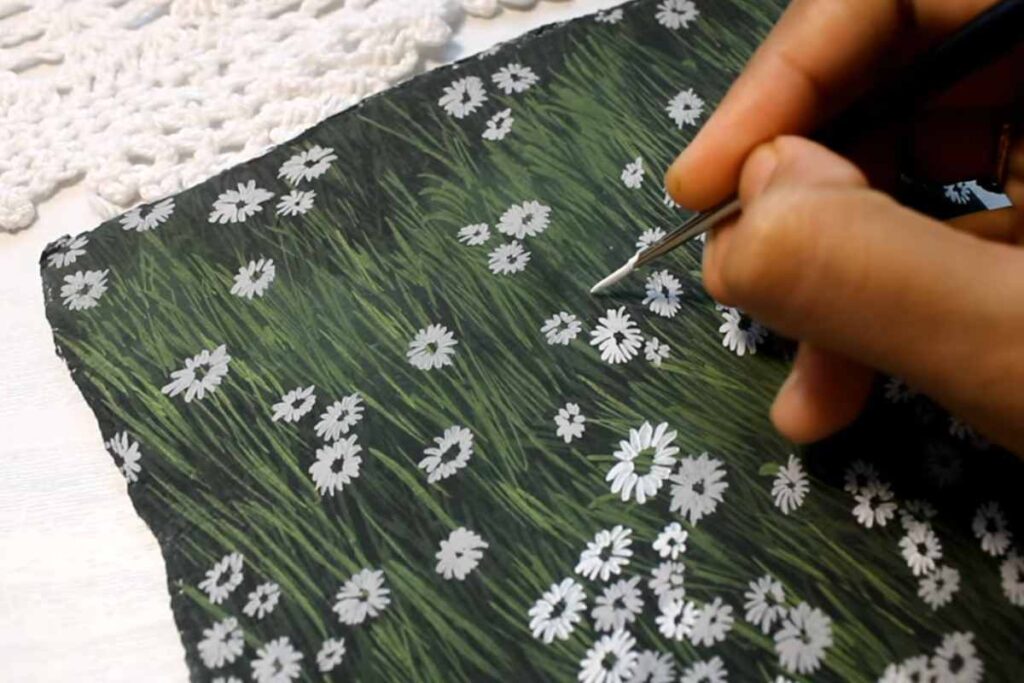 Create a Beautiful Daisy Flower Painting for Beginners – Urbaki Art