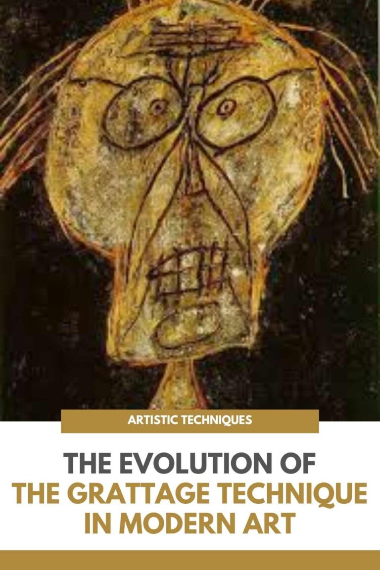 The Evolution of the Grattage Technique in Modern Art – Urbaki Art