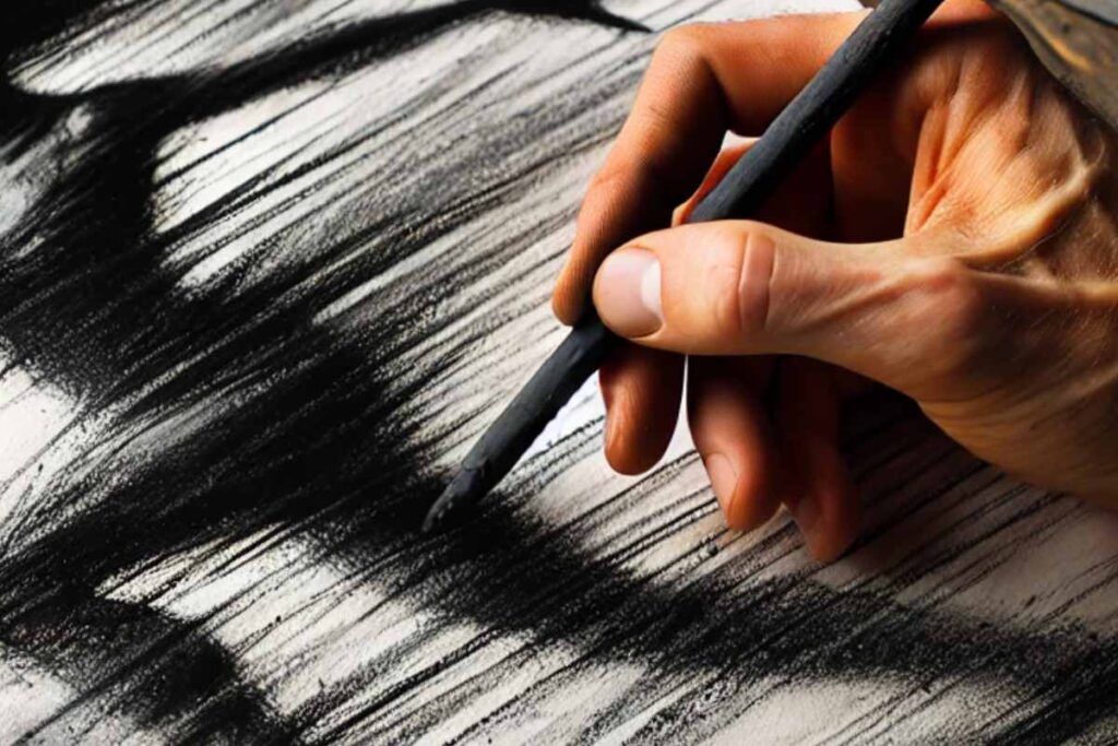 How to Create Movement Effects with Charcoal Techniques – Urbaki Art