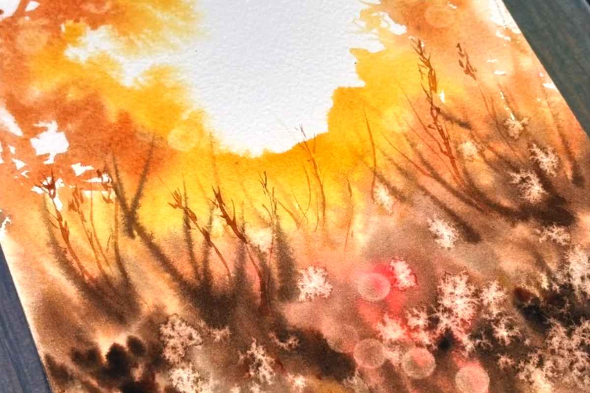 Effortlessly Paint Autumn Light and Shadows in Watercolor!
