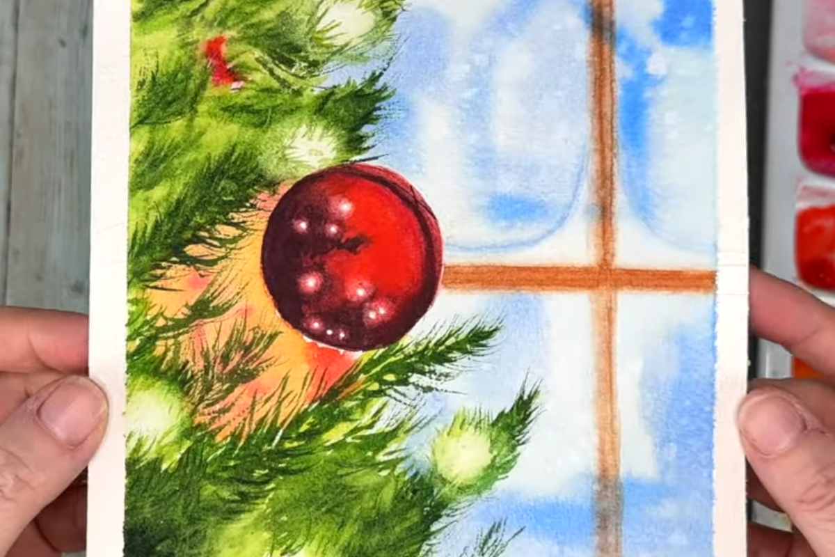 How to Paint a Watercolor Christmas Tree: Step-by-Step Guide – Urbaki Art