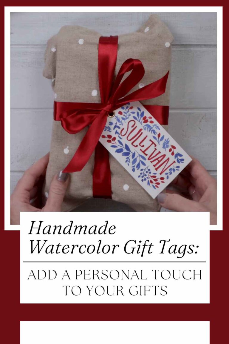 Handmade Watercolor Gift Tags: Add a Personal Touch to Your Gifts