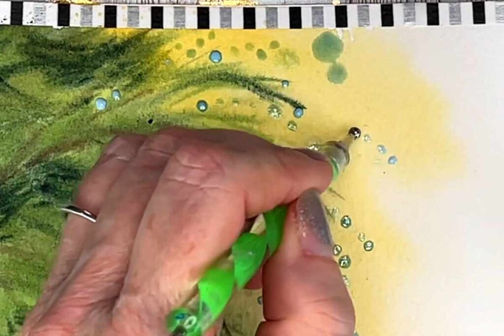 How to Create a Beautiful Bokeh Pine Tree Effect in Watercolor – Urbaki Art