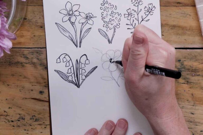 Beginner’s Guide to Simple Doodles: 8 Spring Flowers to Draw – Urbaki Art