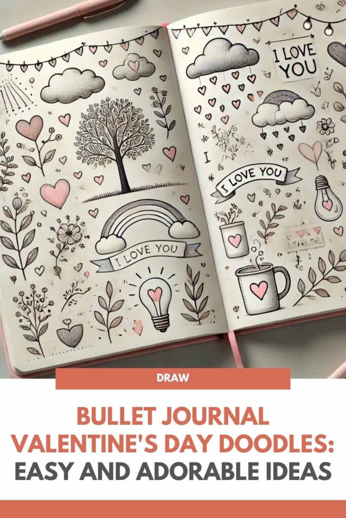 Bullet Journal Valentine's Day Doodles: Easy and Adorable Ideas