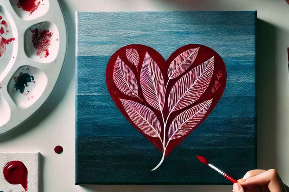 Creative Valentine’s Day Canvas Ideas: Easy Love Heart Paintings