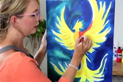 Create a Stunning Phoenix with Acrylics: Step-by-Step Guide