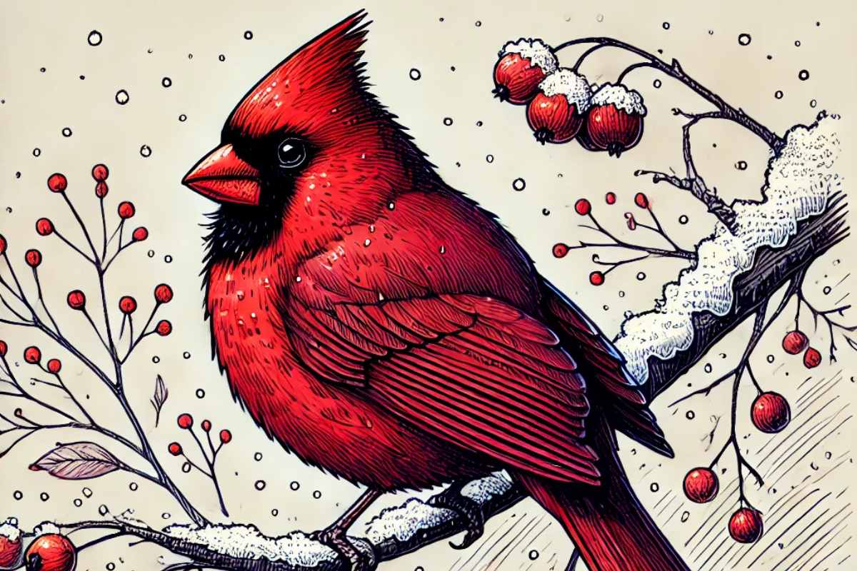 Learn to Draw a Cardinal with Simple Techniques