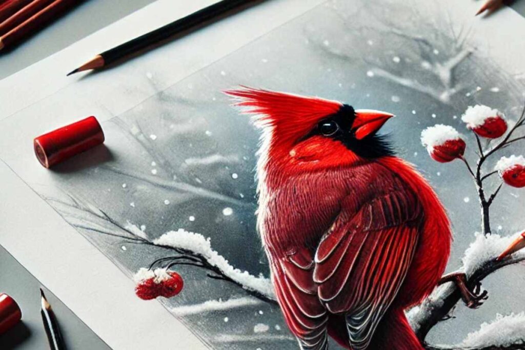 Learn to Draw a Cardinal with Simple Techniques – Urbaki Art