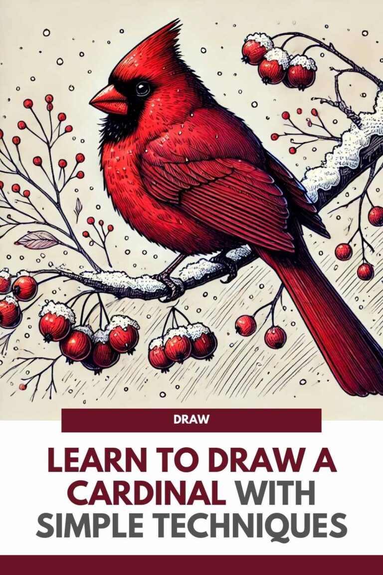 Learn to Draw a Cardinal with Simple Techniques – Urbaki Art