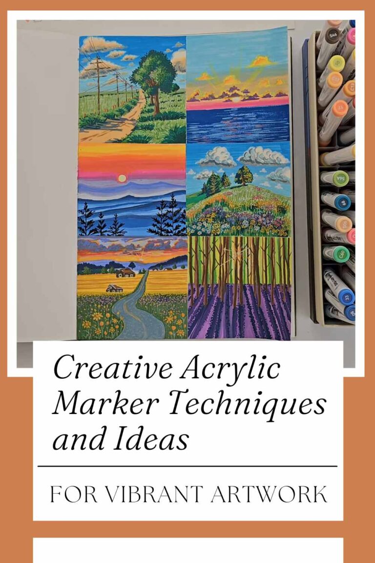 Creative Acrylic Marker Techniques and Ideas for Vibrant Artwork
