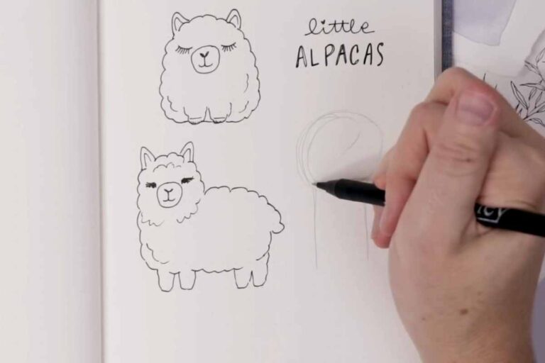 Learn to Sketch the Cutest Alpacas with Easy Doodles – Urbaki Art