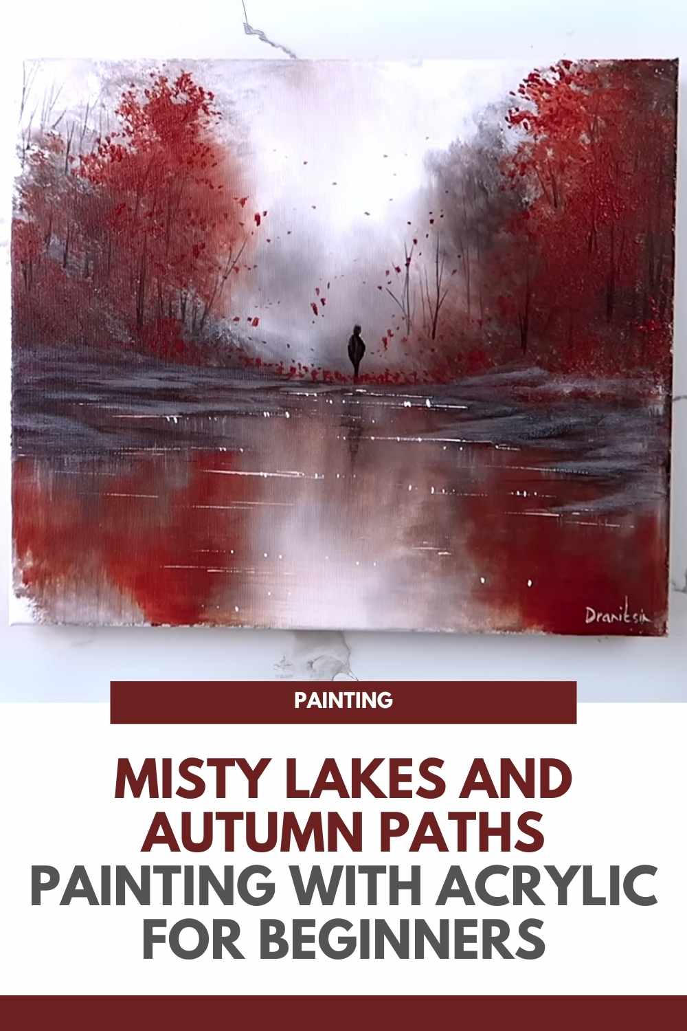 Misty Lakes and Autumn Paths: Painting with Acrylic for Beginners ...