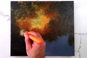 Acrylic Forest Scene Tutorial: Light Breaking Through the Trees