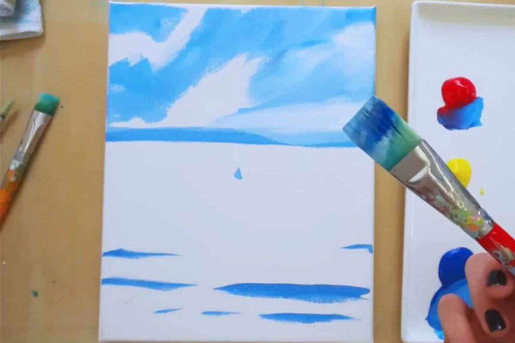Create a Vibrant Mediterranean Sailboat Seascape with Acrylics