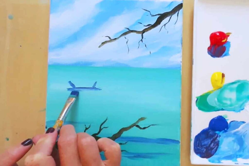 Create a Vibrant Mediterranean Sailboat Seascape with Acrylics