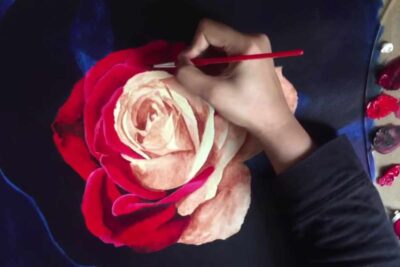 Creating a Stunning Red Rose: Full Acrylic Painting Tutorial