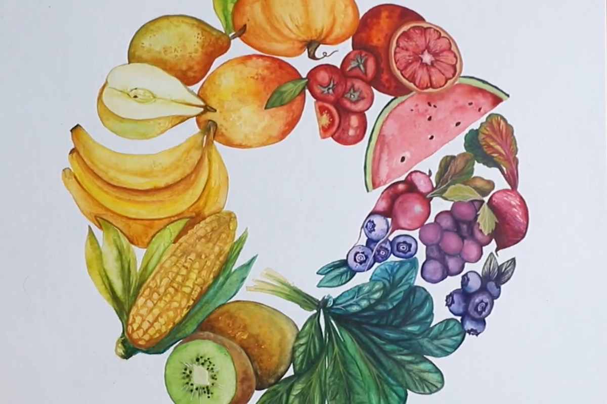 Creative Watercolor Ideas: 14 Colorful Fruits & Vegetables to Paint