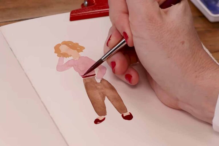 How to Illustrate People in Watercolor: Easy Tips for Beginners ...