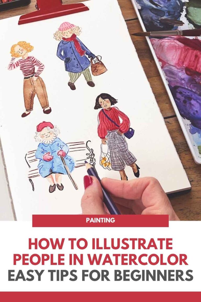 How to Illustrate People in Watercolor: Easy Tips for Beginners