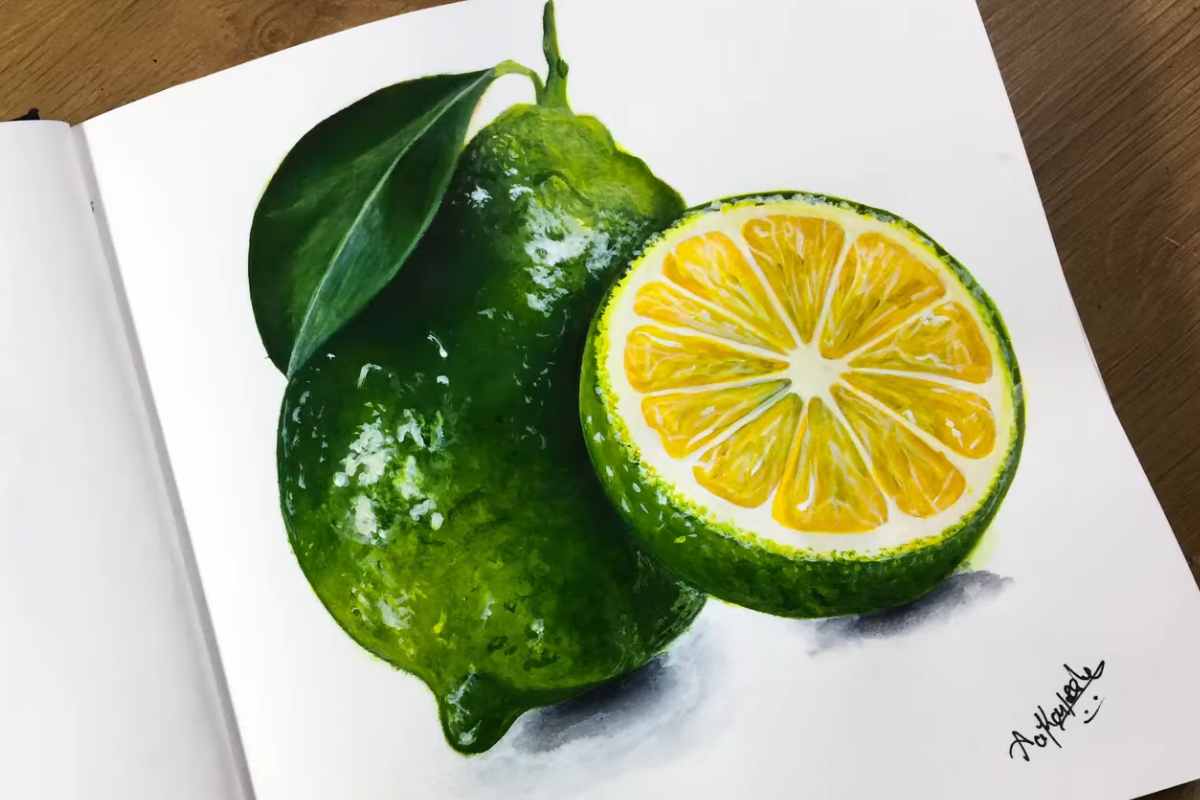 Lime Acrylic Painting Tutorial: Paint Like a Pro