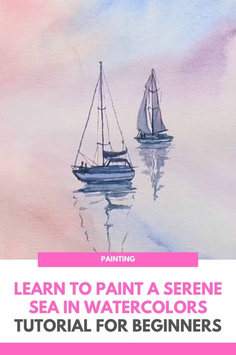 Learn to Paint a Serene Sea in Watercolors: Tutorial for Beginners