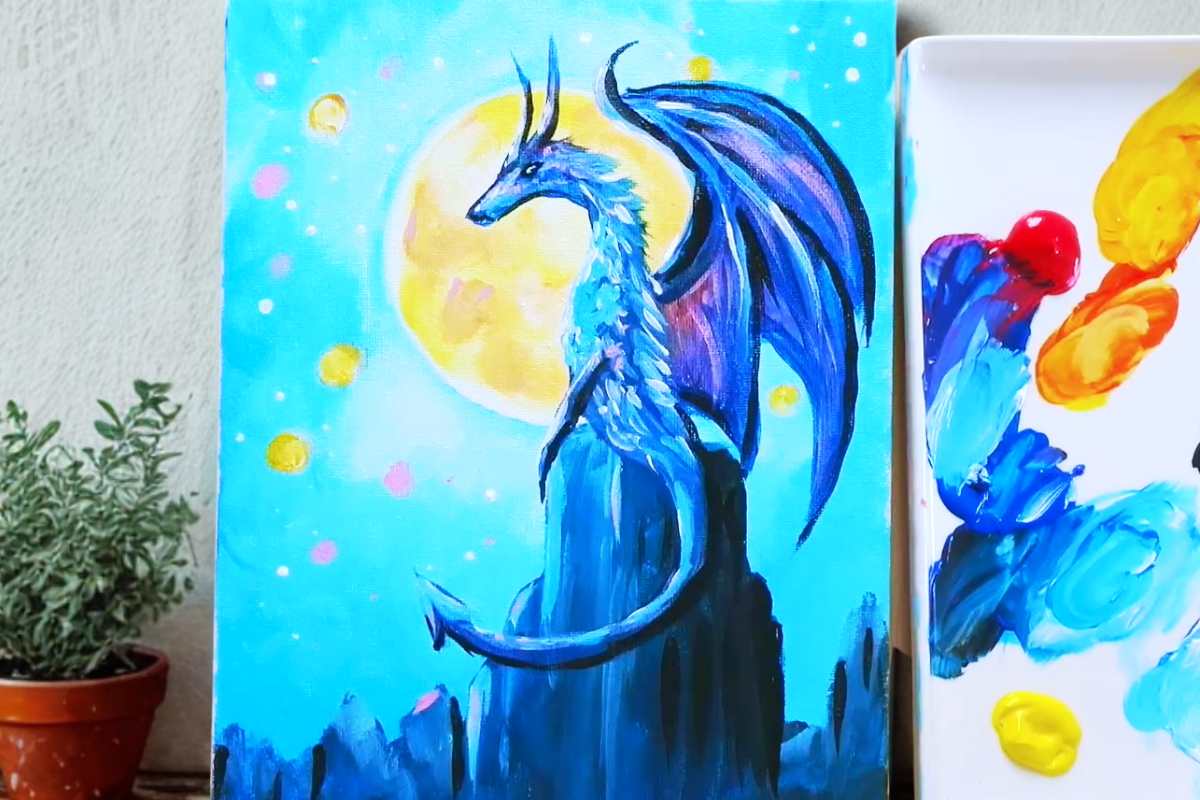 How to Paint a Fantasy Landscape in Acrylics: A Beginner’s Guide