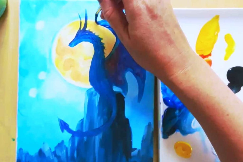 How to Paint a Fantasy Landscape in Acrylics: A Beginner’s Guide