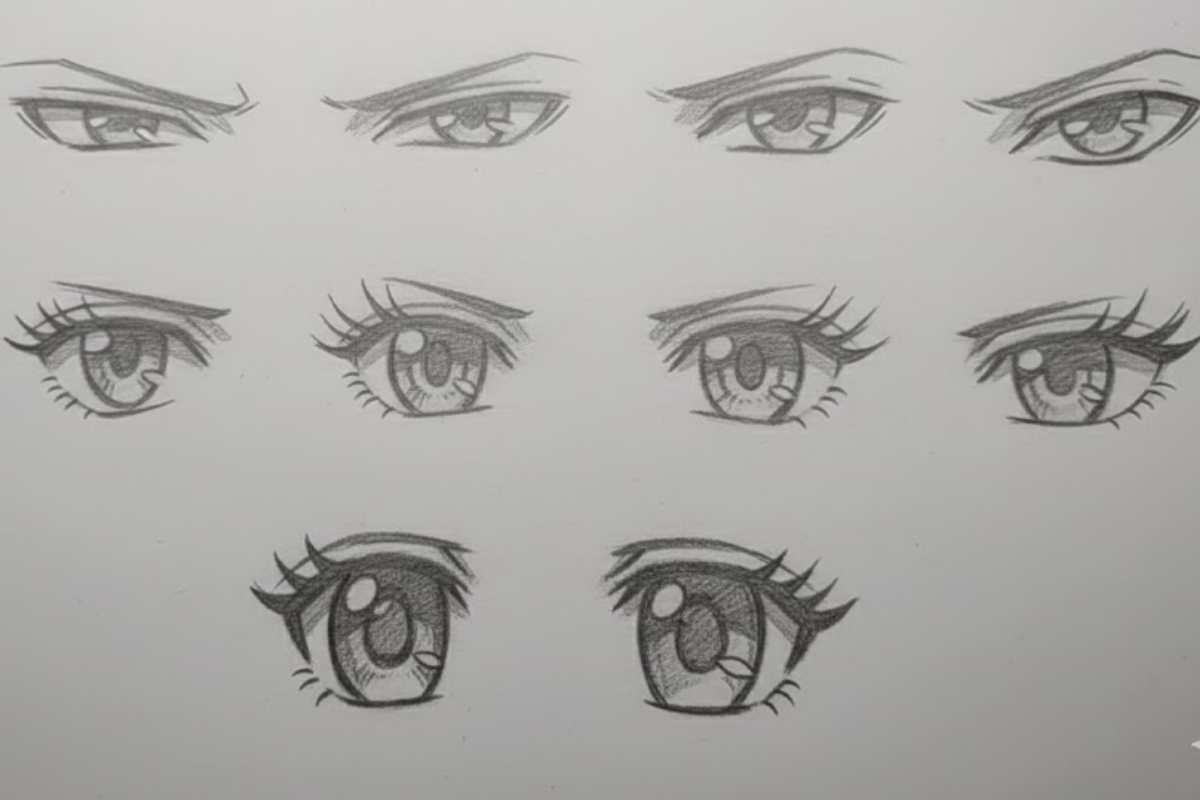 3 Eyes Drawing Tutorials for Beginners – Urbaki Art
